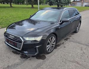 Black Audi A6 2018 in Panevezys, with an engine capacity of 2.97 L and mileage of 241 thousand km for 23999 €, photo  on AUTOMOTO.COM.LV