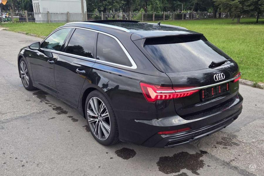 Black Audi A6 2018 in Panevezys, with an engine capacity of 2.97 L and mileage of 241 thousand km for 23999 €, photo 5 on AUTOMOTO.COM.LV