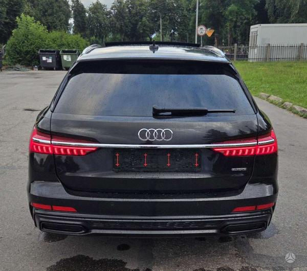Black Audi A6 2018 in Panevezys, with an engine capacity of 2.97 L and mileage of 241 thousand km for 23999 €, photo 5 on AUTOMOTO.COM.LV