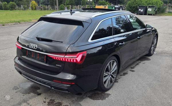 Black Audi A6 2018 in Panevezys, with an engine capacity of 2.97 L and mileage of 241 thousand km for 23999 €, photo 6 on AUTOMOTO.COM.LV