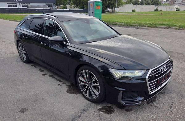 Black Audi A6 2018 in Panevezys, with an engine capacity of 2.97 L and mileage of 241 thousand km for 23999 €, photo 8 on AUTOMOTO.COM.LV