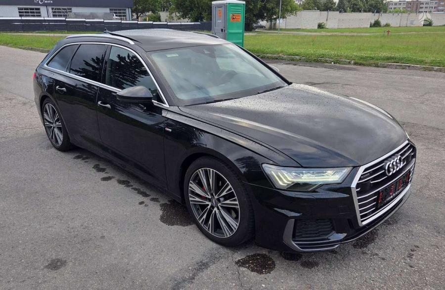 Black Audi A6 2018 in Panevezys, with an engine capacity of 2.97 L and mileage of 241 thousand km for 23999 €, photo 9 on AUTOMOTO.COM.LV