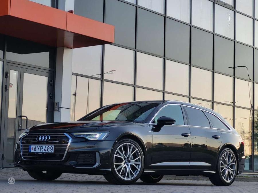Black Audi A6 2018 in Vilnius, with an engine capacity of 1.97 L and mileage of 286 thousand km for 19950 €, photo 5 on AUTOMOTO.COM.LV