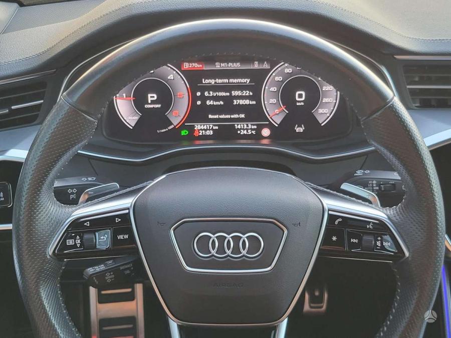 Black Audi A6 2018 in Vilnius, with an engine capacity of 1.97 L and mileage of 286 thousand km for 19950 €, photo 34 on AUTOMOTO.COM.LV