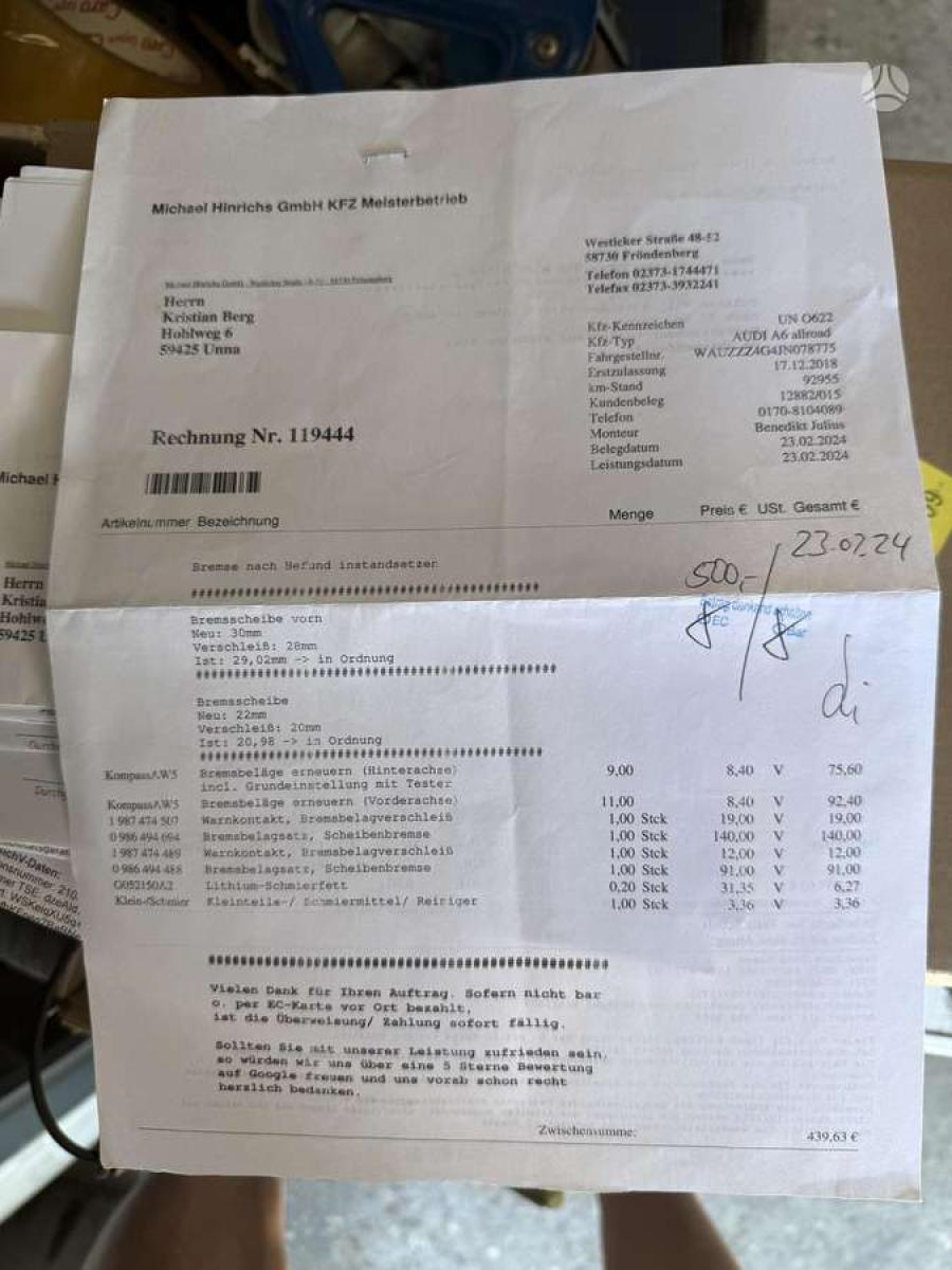 Черный Ауди А6 2018 в Юрбаркас, объемом двигателя 3.00 л и пробегом 150 тыс. км за 19598 €, фото 26 на AUTOMOTO.COM.LV