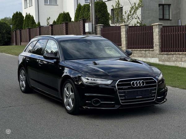Black Audi A6 2018 in Vilnius, with an engine capacity of 2.00 L and mileage of 190 thousand km for 16150 €, photo 2 on AUTOMOTO.COM.LV