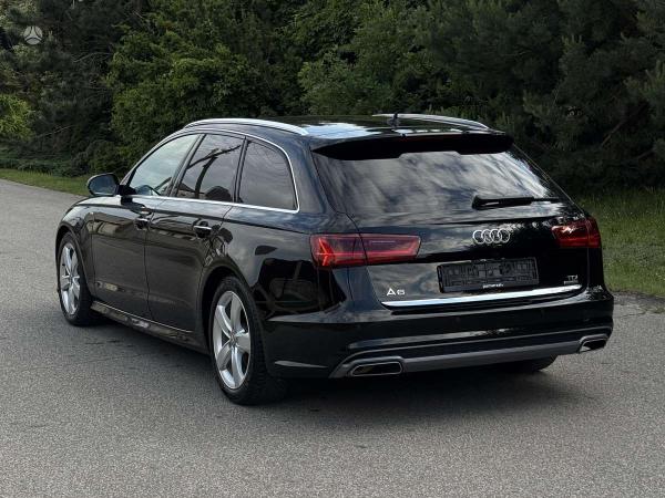 Black Audi A6 2018 in Vilnius, with an engine capacity of 2.00 L and mileage of 190 thousand km for 16150 €, photo 6 on AUTOMOTO.COM.LV