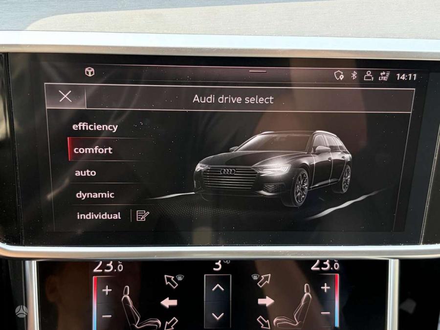 Melns Audi A6 2018 Šauļi, ar dzinēja tilpumu 1.97 L un nobraukumu 189 tūkst. km par 18900 €, foto 35 vietnē AUTOMOTO.COM.LV