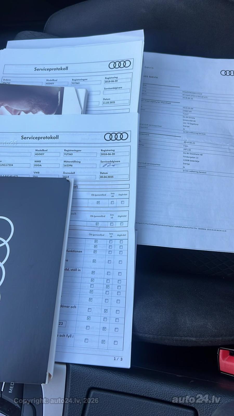 Melns Audi A6 2018 Pērnava, ar dzinēja tilpumu 2.00 L un nobraukumu 193 tūkst. km par 15500 €, foto 13 vietnē AUTOMOTO.COM.LV