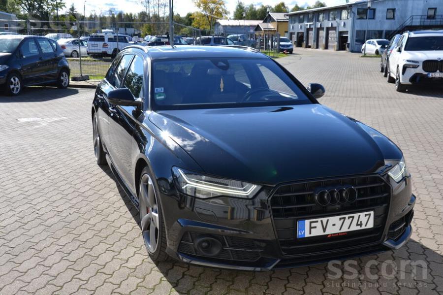 Black Audi A6 2018 in Riga, with an engine capacity of 3.00 L and mileage of 0 thousand km for 18800 €, photo 1 on AUTOMOTO.COM.LV