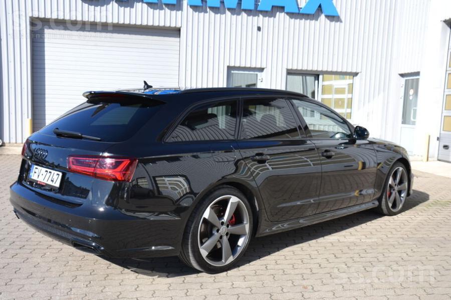 Black Audi A6 2018 in Riga, with an engine capacity of 3.00 L and mileage of 0 thousand km for 18800 €, photo 8 on AUTOMOTO.COM.LV