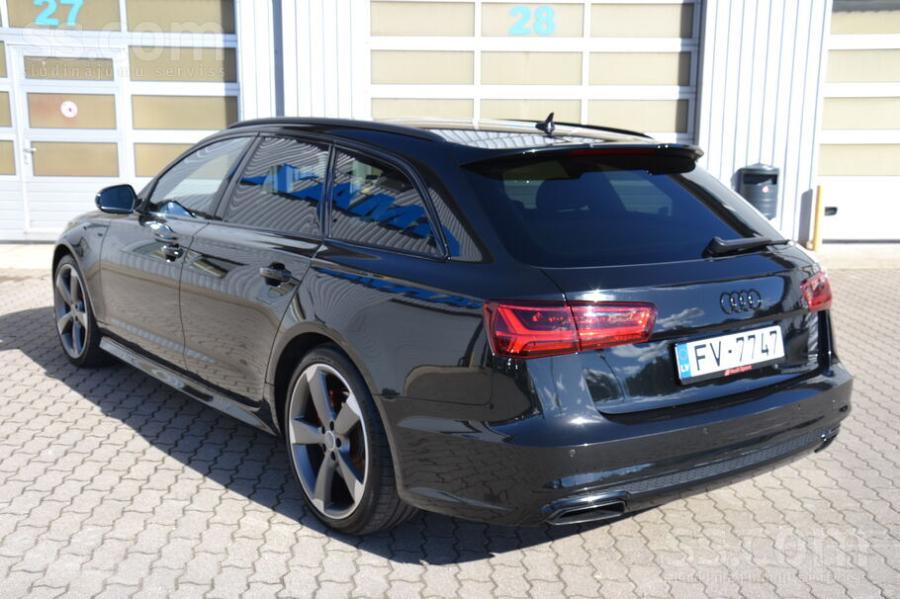 Black Audi A6 2018 in Riga, with an engine capacity of 3.00 L and mileage of 0 thousand km for 18800 €, photo 10 on AUTOMOTO.COM.LV
