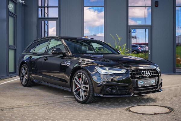 Black Audi A6 2018 in Kaunas, with an engine capacity of 2.97 L and mileage of 195 thousand km for 21450 €, photo 1 on AUTOMOTO.COM.LV