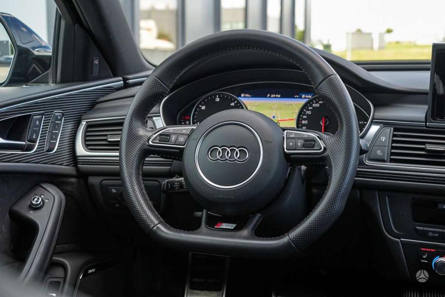 Melns Audi A6 2018 Kauņa, ar dzinēja tilpumu 2.97 L un nobraukumu 195 tūkst. km par 21450 €, foto 16 vietnē AUTOMOTO.COM.LV