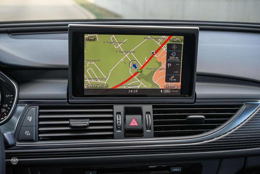 Melns Audi A6 2018 Kauņa, ar dzinēja tilpumu 2.97 L un nobraukumu 195 tūkst. km par 21450 €, foto 17 vietnē AUTOMOTO.COM.LV
