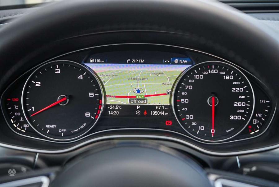 Melns Audi A6 2018 Kauņa, ar dzinēja tilpumu 2.97 L un nobraukumu 195 tūkst. km par 21450 €, foto 25 vietnē AUTOMOTO.COM.LV