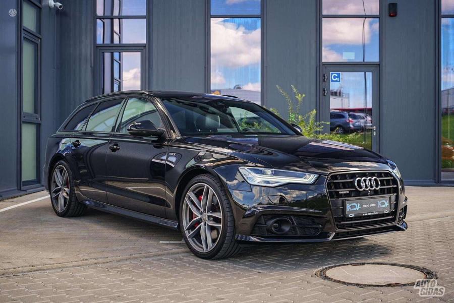 Melns Audi A6 2018 Kauņa, ar dzinēja tilpumu 3.00 L un nobraukumu 195 tūkst. km par 21450 €, foto 1 vietnē AUTOMOTO.COM.LV