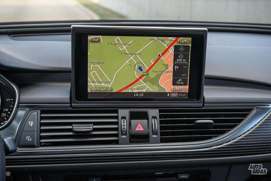 Melns Audi A6 2018 Kauņa, ar dzinēja tilpumu 3.00 L un nobraukumu 195 tūkst. km par 21450 €, foto 17 vietnē AUTOMOTO.COM.LV