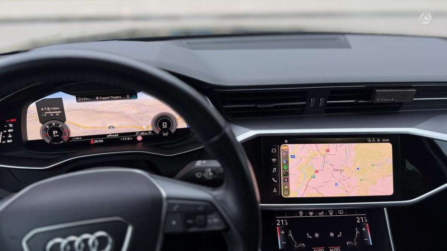 Black Audi A6 2018 in Vilnius, with an engine capacity of 2.97 L and mileage of 232 thousand km for 23500 €, photo 20 on AUTOMOTO.COM.LV