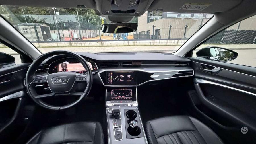 Black Audi A6 2018 in Vilnius, with an engine capacity of 2.97 L and mileage of 232 thousand km for 23500 €, photo 22 on AUTOMOTO.COM.LV