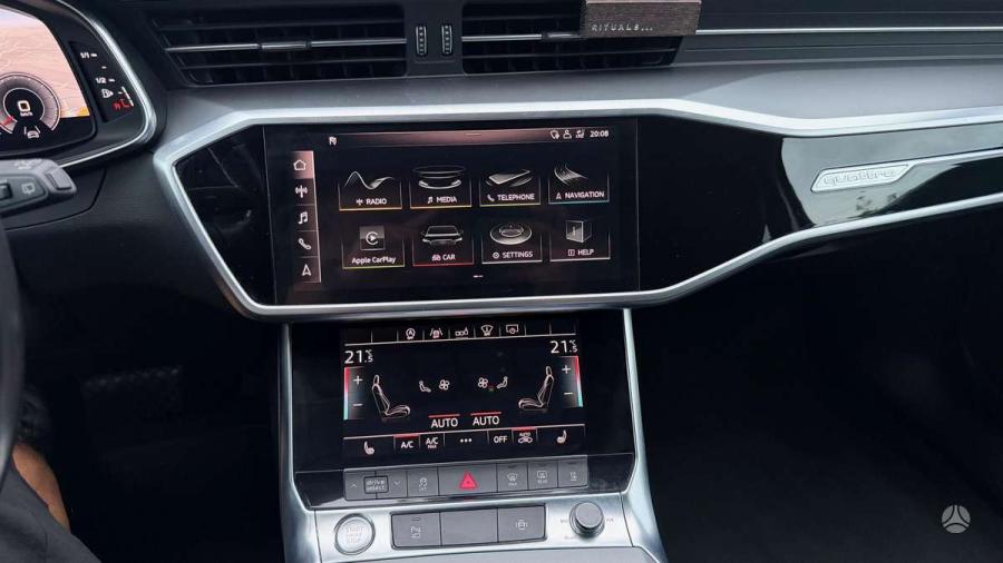 Black Audi A6 2018 in Vilnius, with an engine capacity of 2.97 L and mileage of 232 thousand km for 23500 €, photo 24 on AUTOMOTO.COM.LV