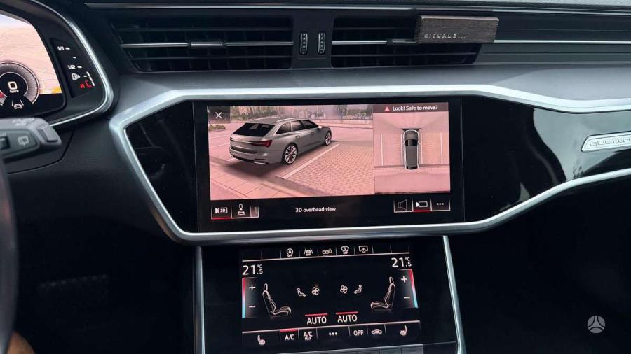 Black Audi A6 2018 in Vilnius, with an engine capacity of 2.97 L and mileage of 232 thousand km for 23500 €, photo 25 on AUTOMOTO.COM.LV