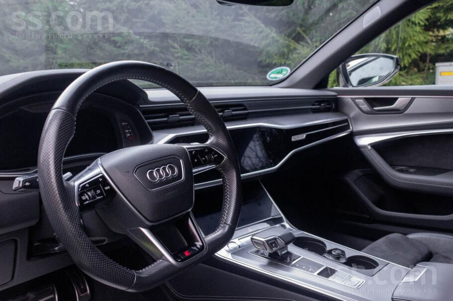 Black Audi A6 2018 in Tallinn, with an engine capacity of 3.00 L and mileage of 219 thousand km for 23990 €, photo 8 on AUTOMOTO.COM.LV
