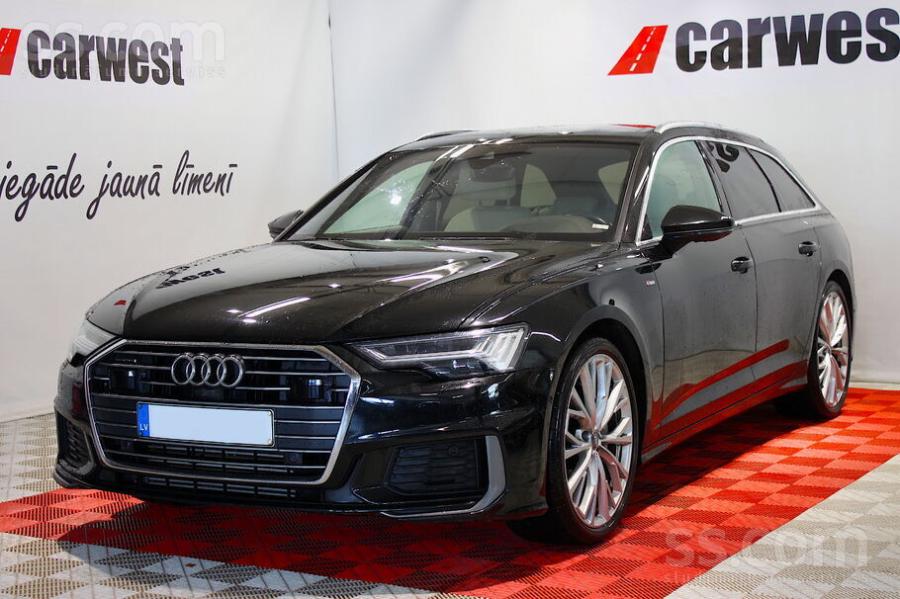 Black Audi A6 2018 in Riga, with an engine capacity of 3.00 L and mileage of 196 thousand km for 27000 €, photo 1 on AUTOMOTO.COM.LV