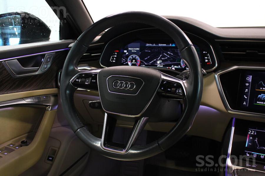 Black Audi A6 2018 in Riga, with an engine capacity of 3.00 L and mileage of 196 thousand km for 27000 €, photo 29 on AUTOMOTO.COM.LV
