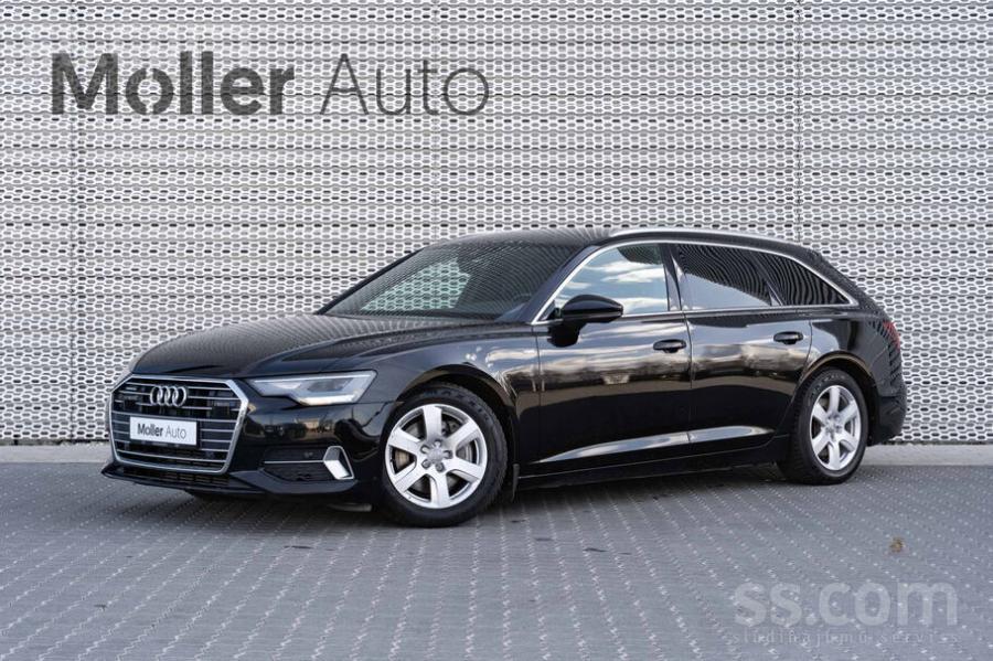 Black Audi A6 2019 in Riga, with an engine capacity of 2.00 L and mileage of 119 thousand km for 26900 €, photo 1 on AUTOMOTO.COM.LV