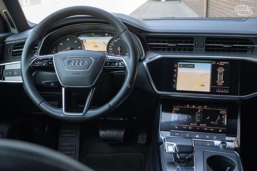 Black Audi A6 2019 in Marijampole, with an engine capacity of 2.00 L and mileage of 267 thousand km for 16750 €, photo 16 on AUTOMOTO.COM.LV
