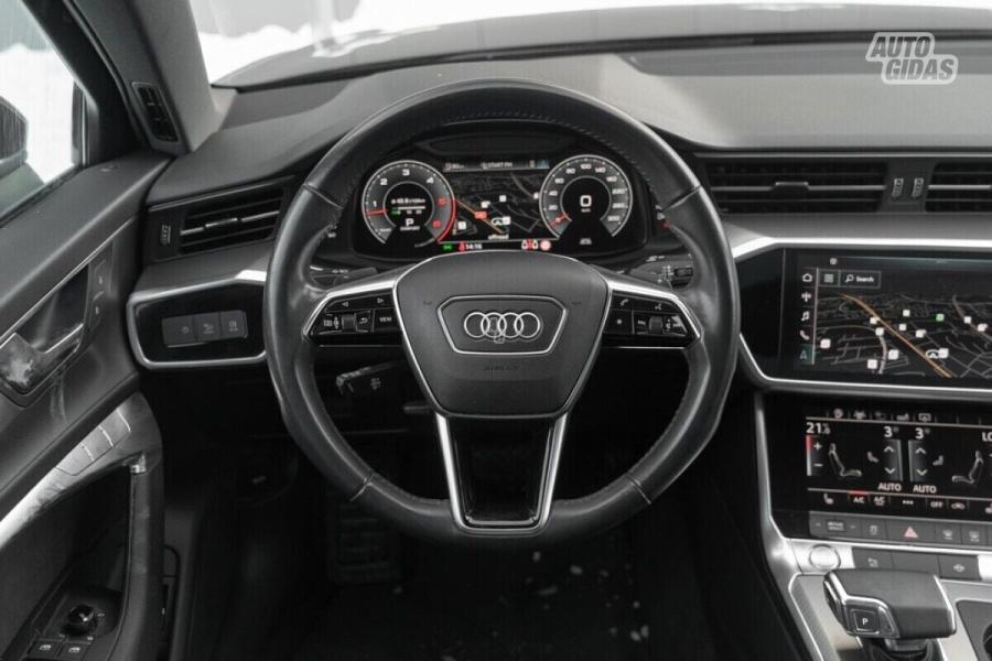 Black Audi A6 2019 in Vilnius, with an engine capacity of 3.00 L and mileage of 132 thousand km for 29900 €, photo 16 on AUTOMOTO.COM.LV
