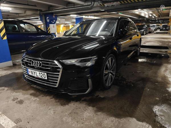 Black Audi A6 2019 in Vilnius, with an engine capacity of 2.97 L and mileage of 101 thousand km for 27000 €, photo 1 on AUTOMOTO.COM.LV