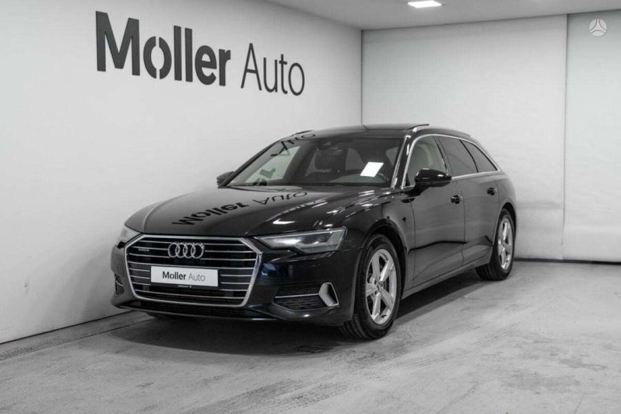 Black Audi A6 2019 in Vilnius, with an engine capacity of 3.00 L and mileage of 153 thousand km for 25900 €, photo 1 on AUTOMOTO.COM.LV