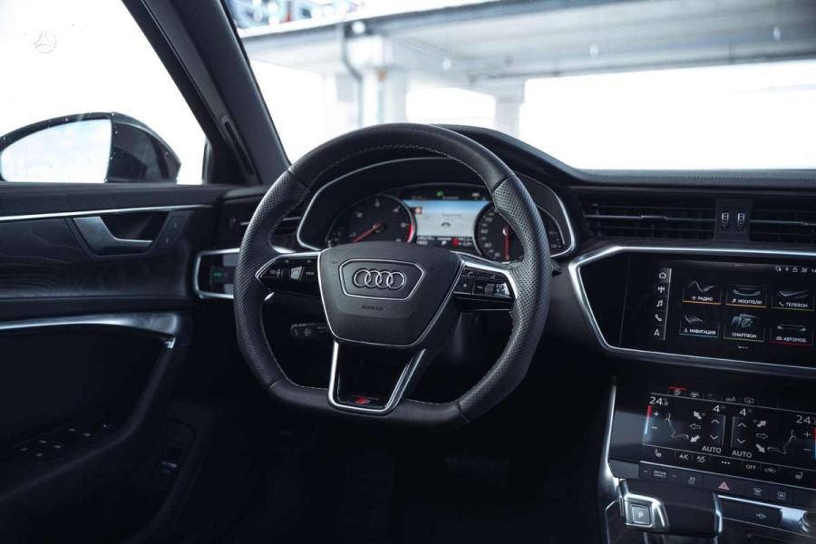 Black Audi A6 2019 in Vilnius, with an engine capacity of 2.97 L and mileage of 240 thousand km for 28500 €, photo 19 on AUTOMOTO.COM.LV