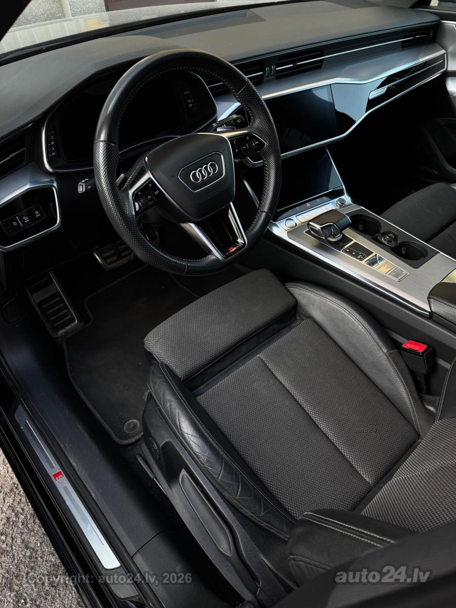 Black Audi A6 2019 in Tallinn, with an engine capacity of 3.00 L and mileage of 189 thousand km for 28900 €, photo 6 on AUTOMOTO.COM.LV