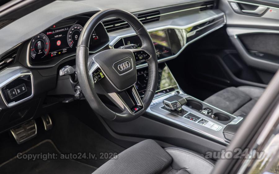 Black Audi A6 2019 in Tallinn, with an engine capacity of 3.00 L and mileage of 142 thousand km for 29500 €, photo 14 on AUTOMOTO.COM.LV