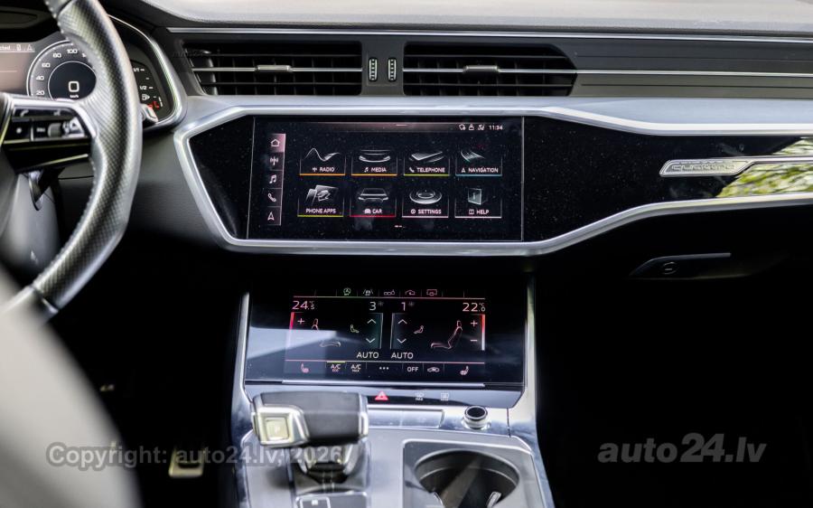 Black Audi A6 2019 in Tallinn, with an engine capacity of 3.00 L and mileage of 142 thousand km for 29500 €, photo 16 on AUTOMOTO.COM.LV