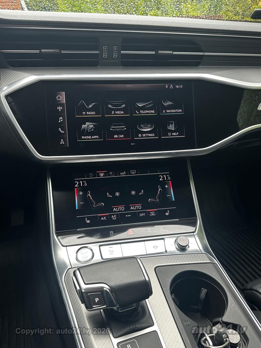 Melns Audi A6 2019 Tallina, ar dzinēja tilpumu 2.00 L un nobraukumu 77 tūkst. km par 29900 €, foto 13 vietnē AUTOMOTO.COM.LV