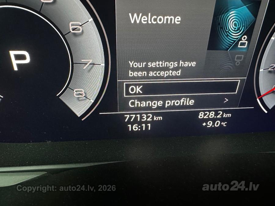 Melns Audi A6 2019 Tallina, ar dzinēja tilpumu 2.00 L un nobraukumu 77 tūkst. km par 29900 €, foto 14 vietnē AUTOMOTO.COM.LV