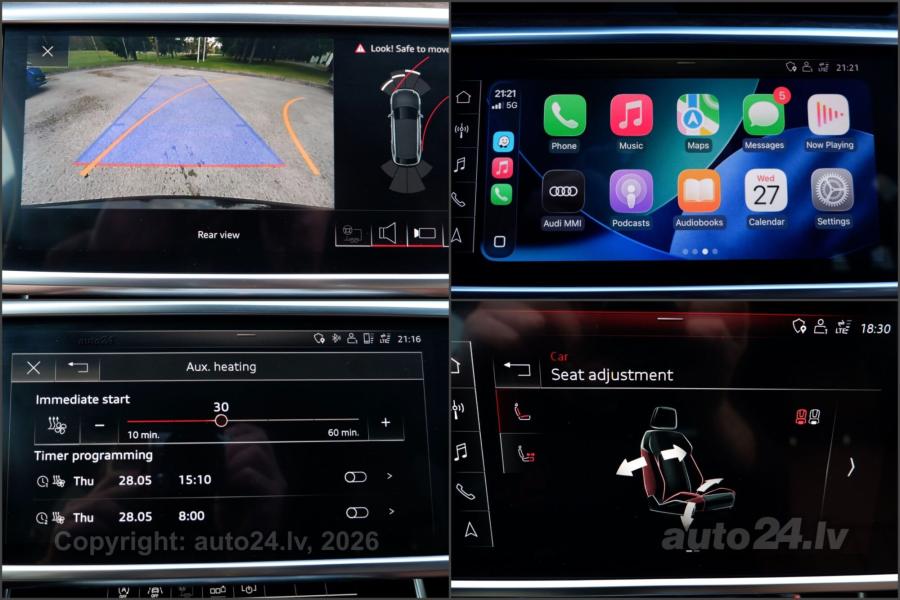 Black Audi A6 2019 in Haapsalu, with an engine capacity of 3.00 L and mileage of 120 thousand km for 29990 €, photo 17 on AUTOMOTO.COM.LV