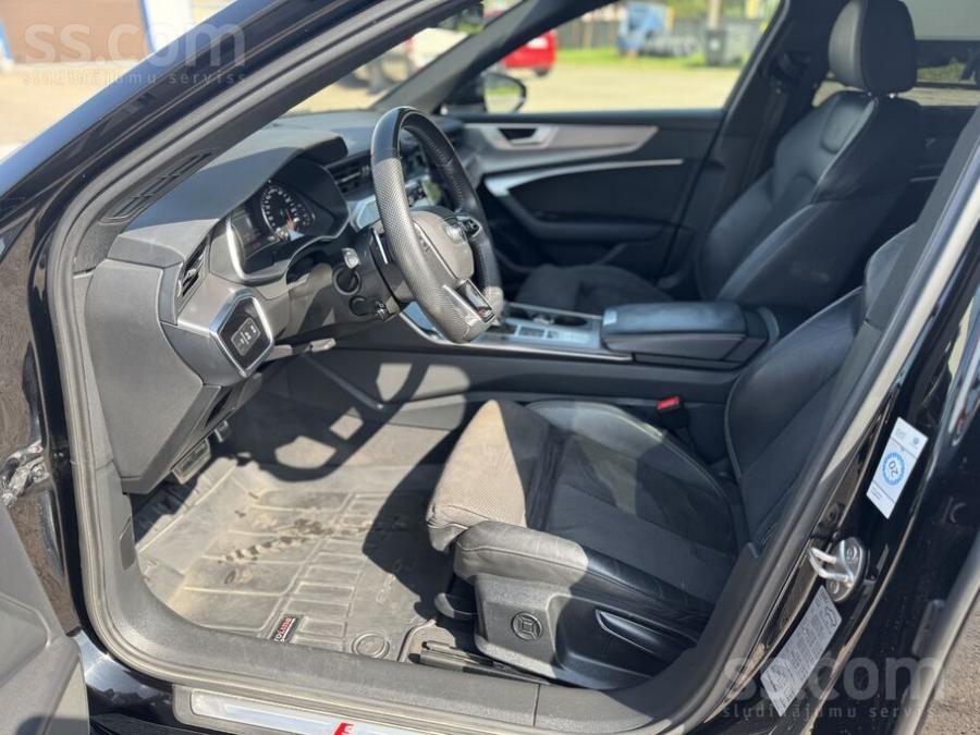 Melns Audi A6 2019 Liepāja, ar dzinēja tilpumu 3.00 L un nobraukumu 136 tūkst. km par 29500 €, foto 14 vietnē AUTOMOTO.COM.LV