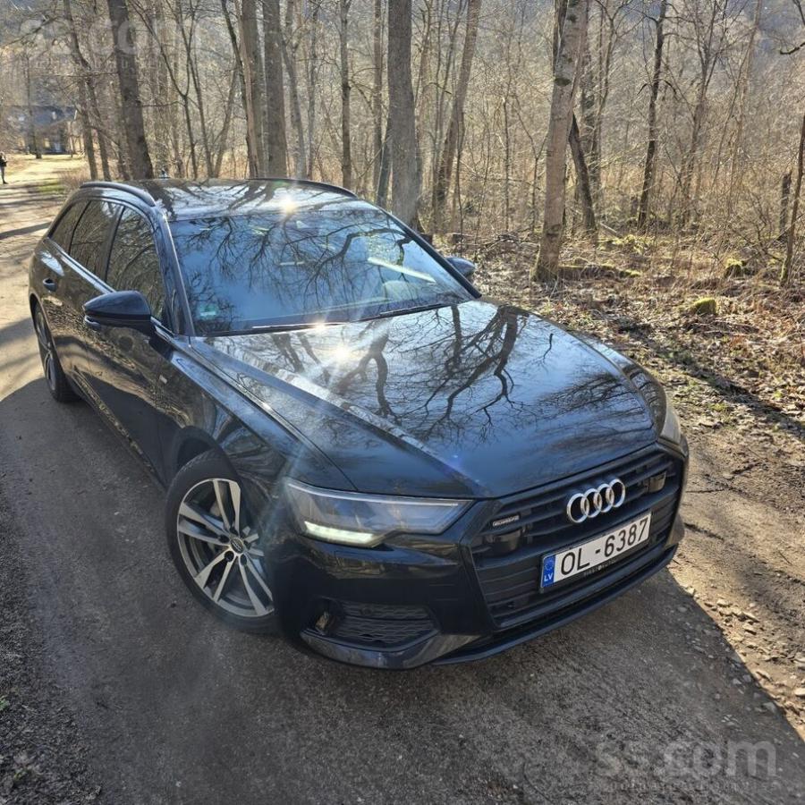 Black Audi A6 2019 in Riga, with an engine capacity of 3.00 L and mileage of 284 thousand km for 18950 €, photo 1 on AUTOMOTO.COM.LV