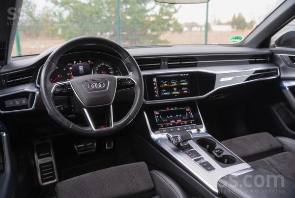 Black Audi A6 2019 in Riga, with an engine capacity of 3.00 L and mileage of 284 thousand km for 18950 €, photo 5 on AUTOMOTO.COM.LV