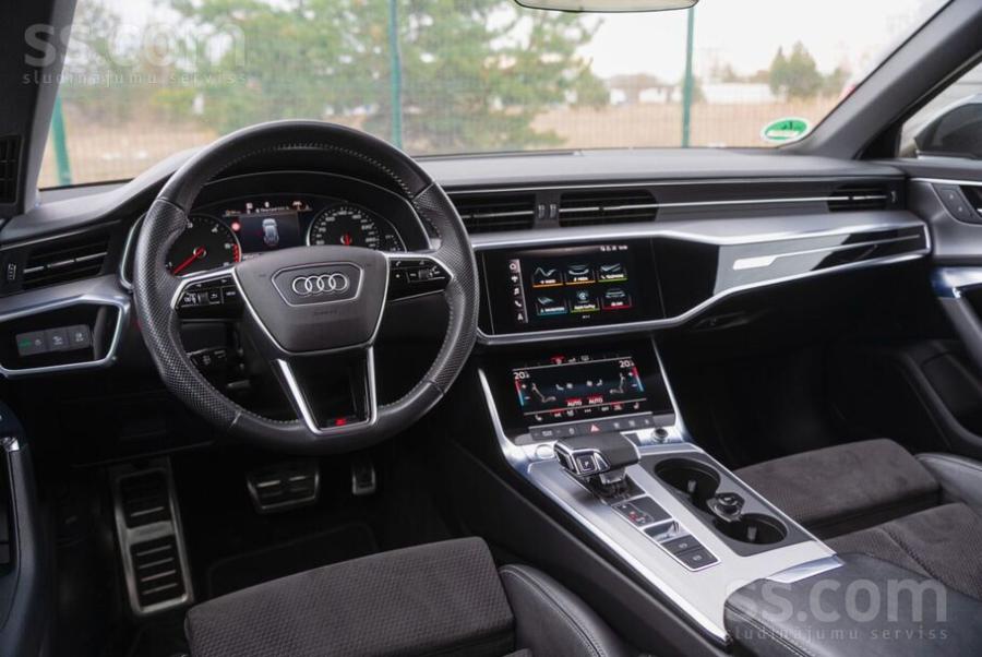 Black Audi A6 2019 in Riga, with an engine capacity of 3.00 L and mileage of 284 thousand km for 18950 €, photo 6 on AUTOMOTO.COM.LV