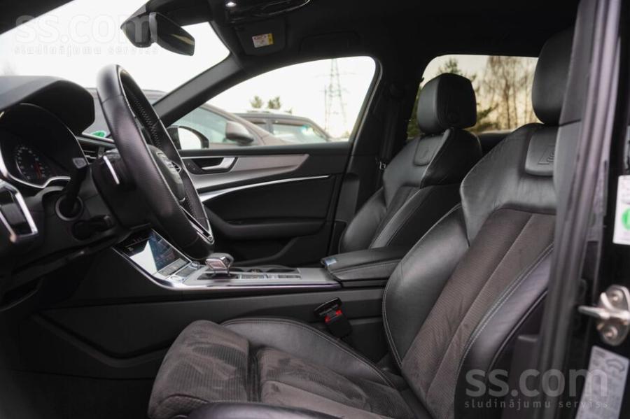 Black Audi A6 2019 in Riga, with an engine capacity of 3.00 L and mileage of 284 thousand km for 18950 €, photo 7 on AUTOMOTO.COM.LV