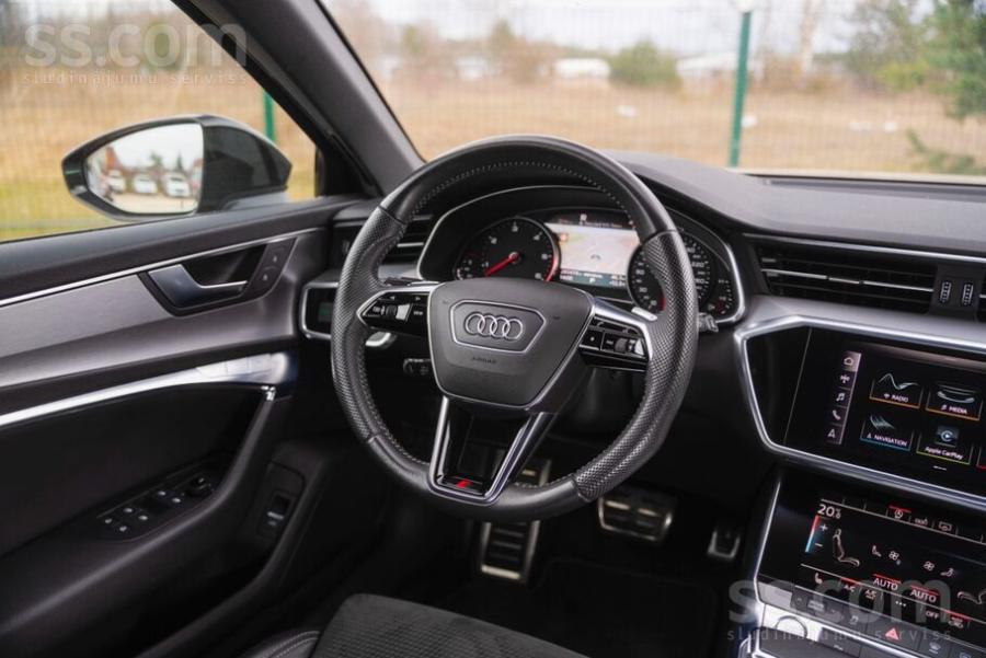 Black Audi A6 2019 in Riga, with an engine capacity of 3.00 L and mileage of 284 thousand km for 18950 €, photo 12 on AUTOMOTO.COM.LV