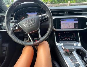 Black Audi A6 2019 in Riga, with an engine capacity of 3.00 L and mileage of 280 thousand km for 21500 €, photo 9 on AUTOMOTO.COM.LV