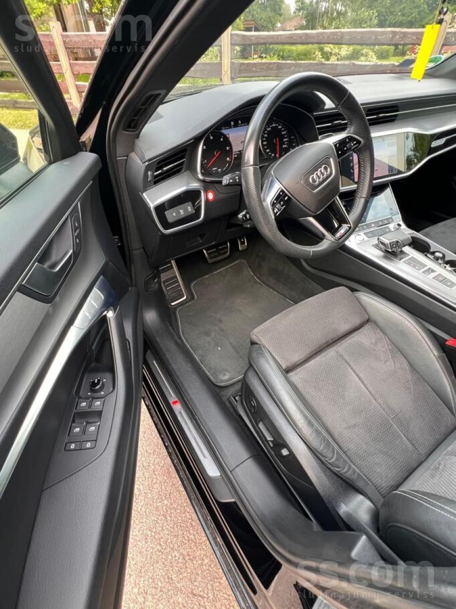 Black Audi A6 2019 in Riga, with an engine capacity of 3.00 L and mileage of 280 thousand km for 21500 €, photo 11 on AUTOMOTO.COM.LV