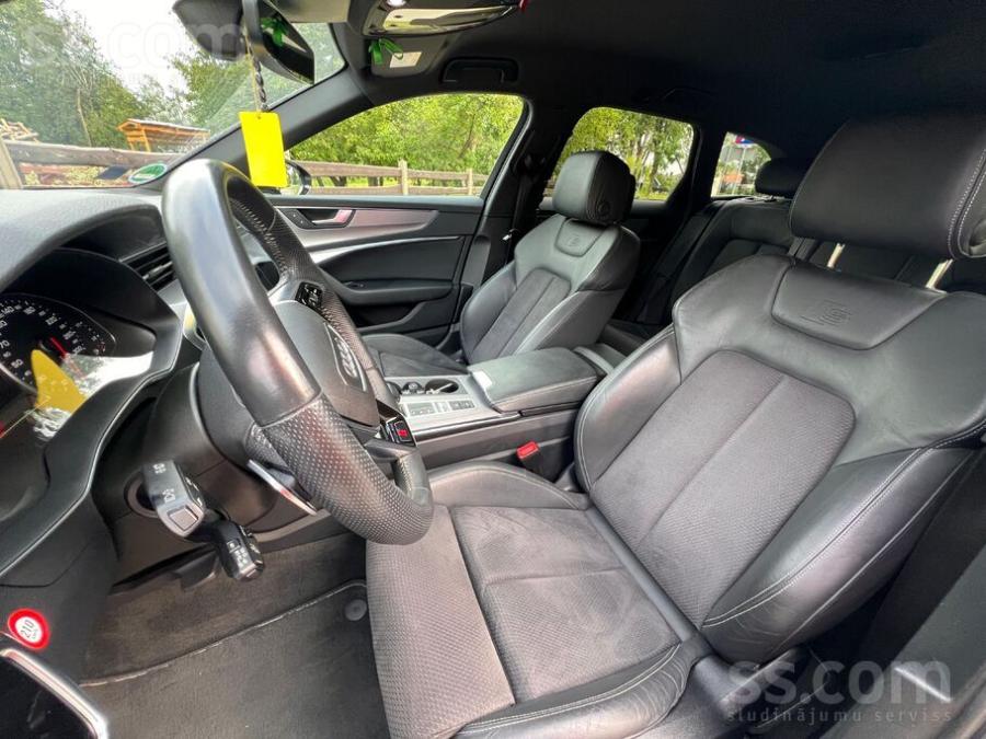 Black Audi A6 2019 in Riga, with an engine capacity of 3.00 L and mileage of 280 thousand km for 21500 €, photo 12 on AUTOMOTO.COM.LV